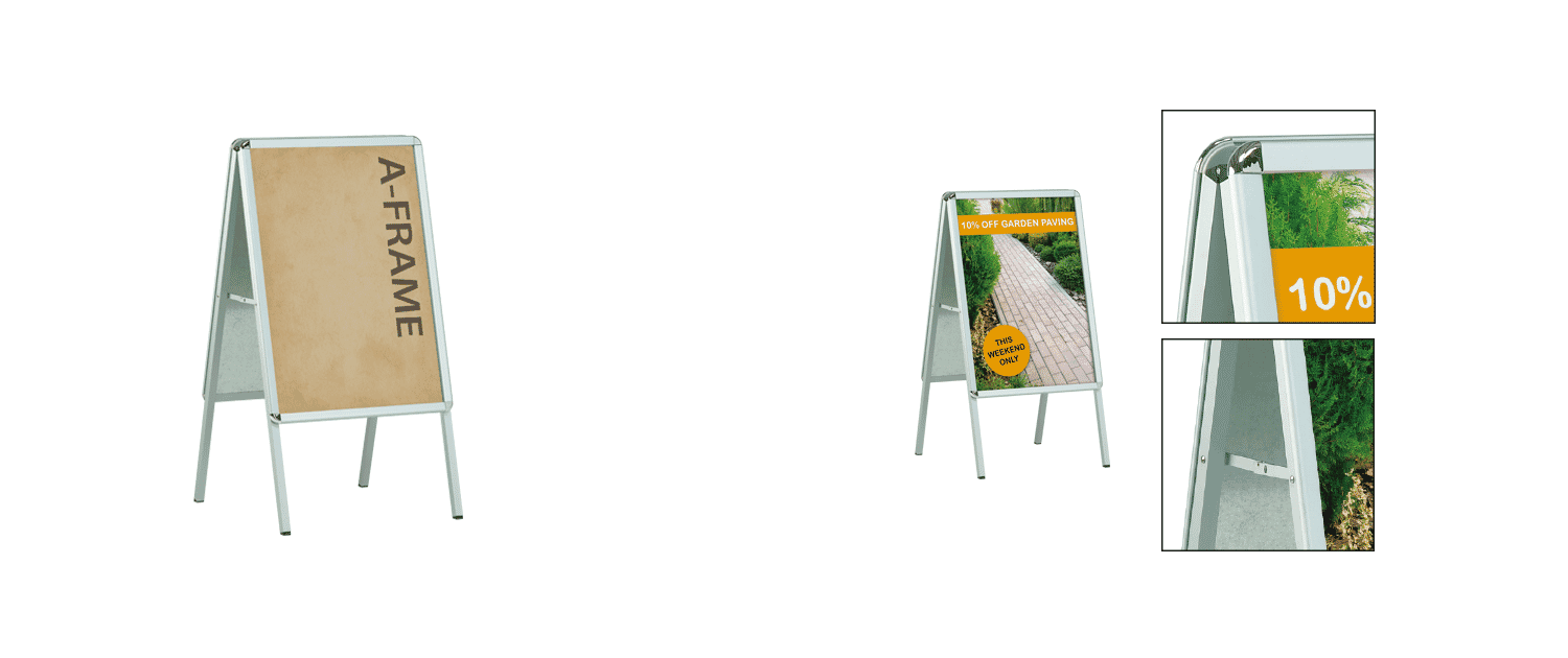 A Frame Pavement Sign